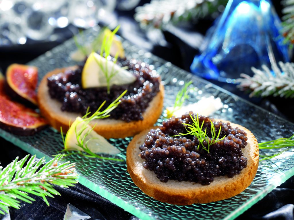 Caviar and Anchovies on Toast - The Professional Chef